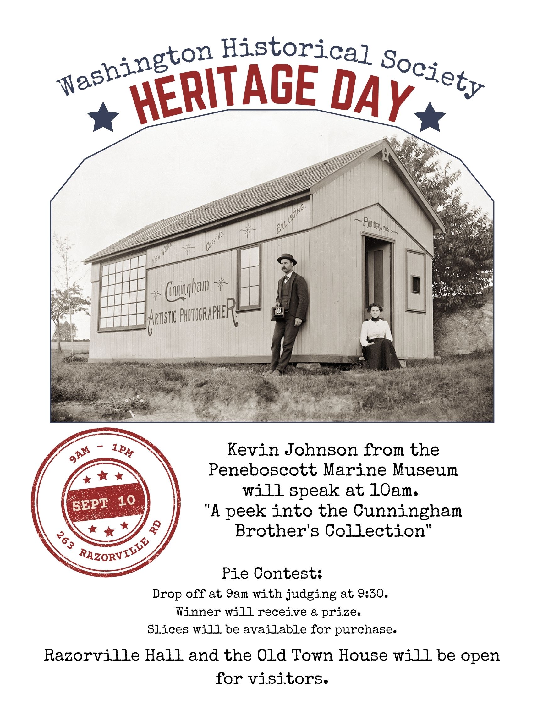 Upcoming Events/Programs | Washington Historical Society